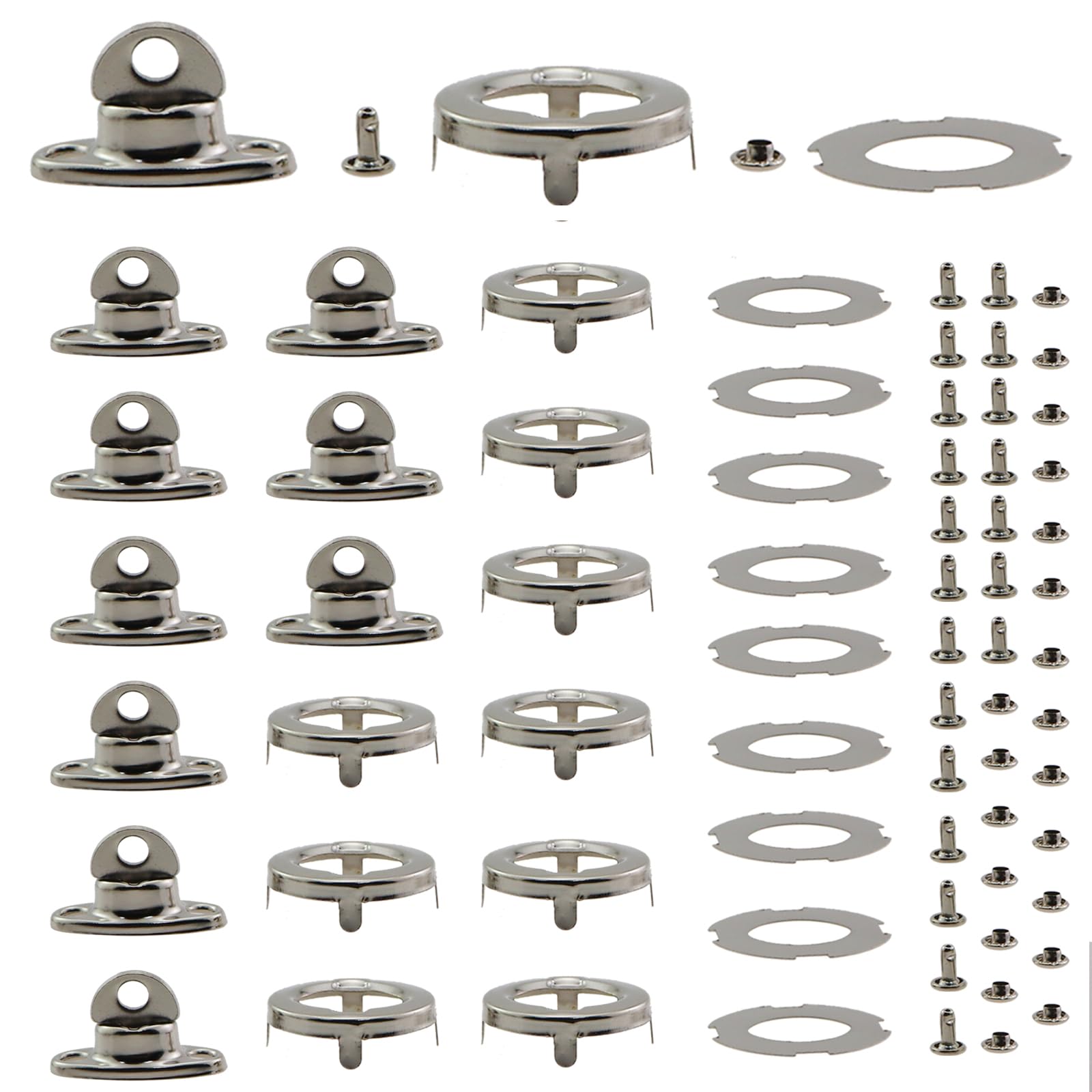 Amazon.com: Caishun Set of 10 Turn Button Fasteners 30mm Stainless ...