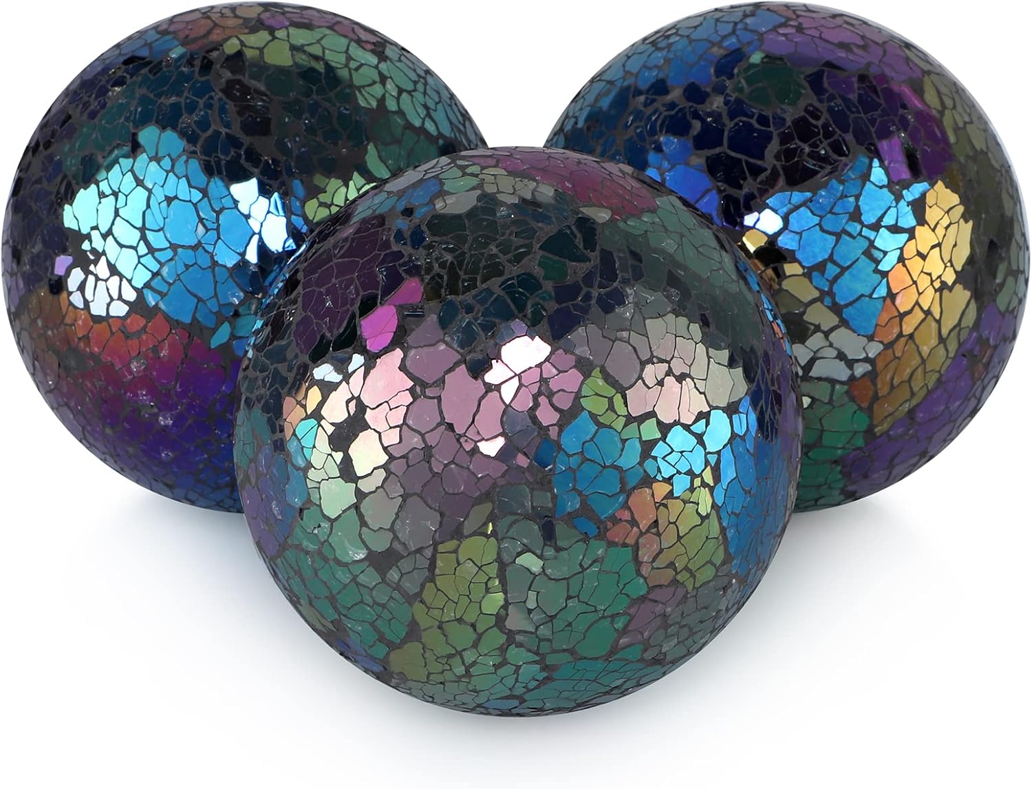 Amazon.com: MDLUU 4" Decorative Orbs, Mosaic Sphere Balls, Centerpiece ...