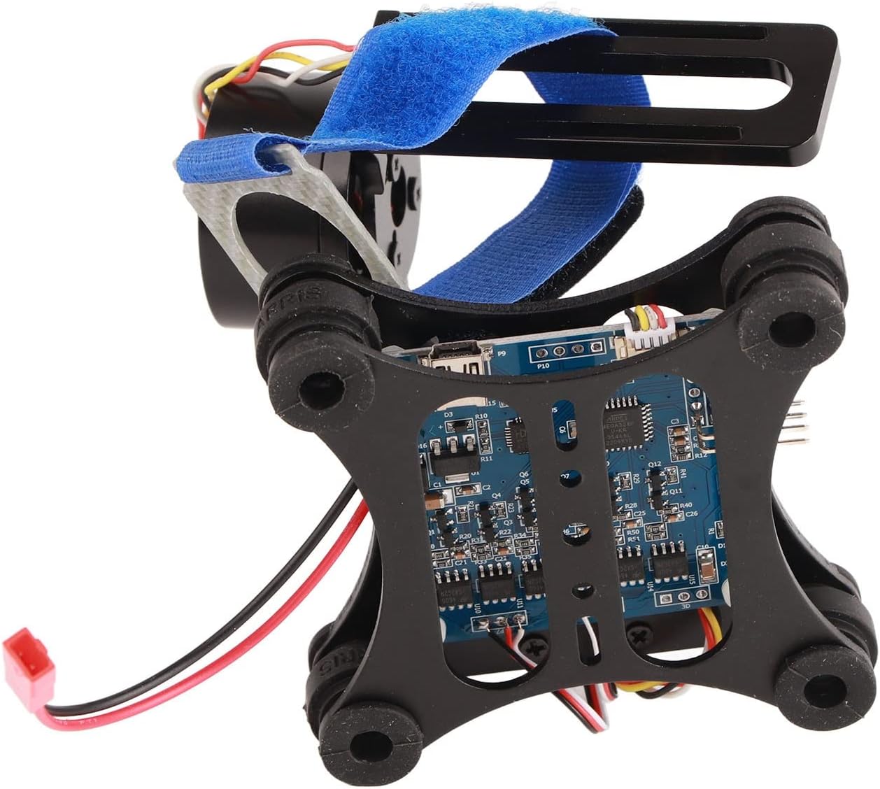 Drone Gimbal FPV 3 Axis Brushless Gimbal com Controlador Preto Liga de ...