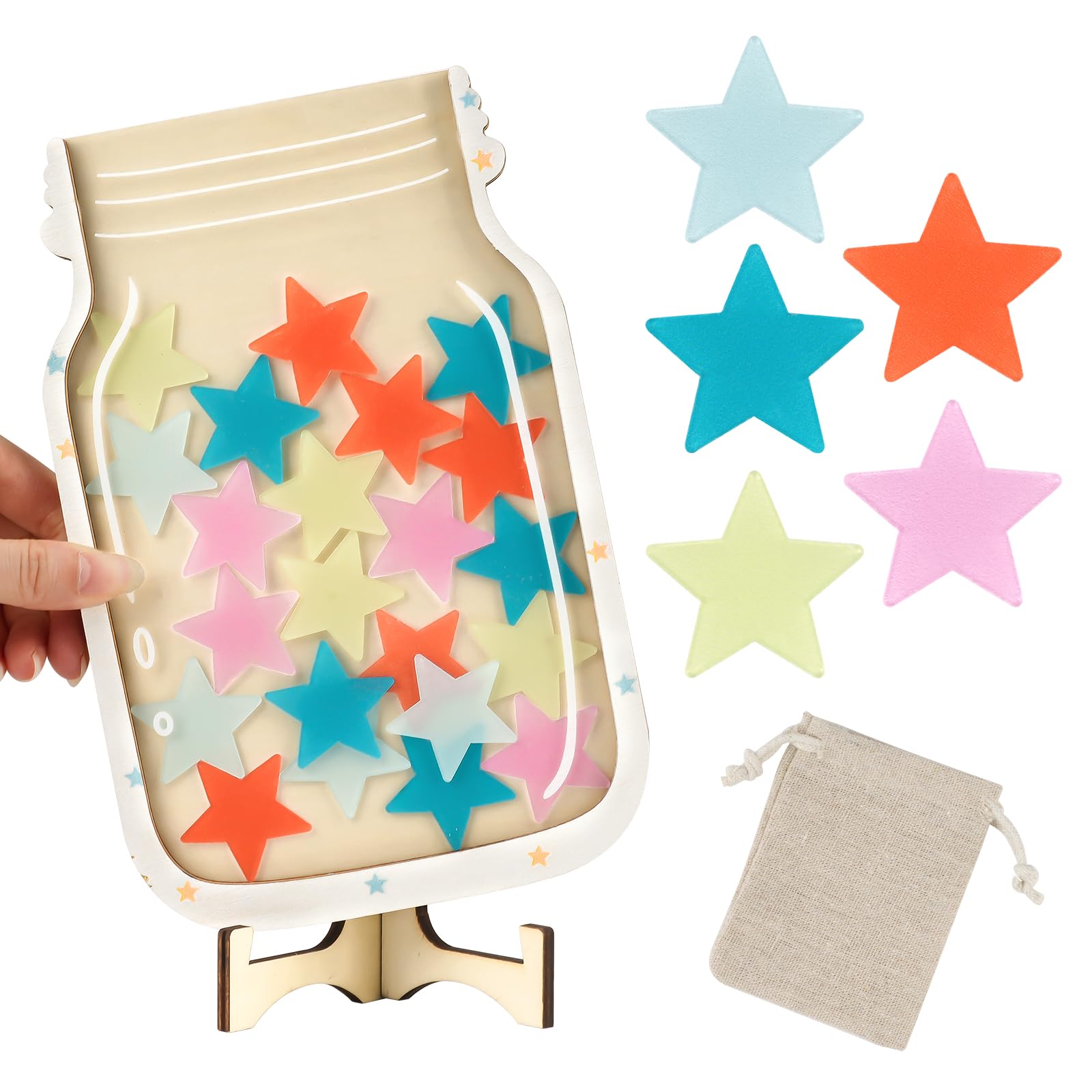 Reward Jar with Star Tokens, Reward Jars for Children, Good Behaviour ...