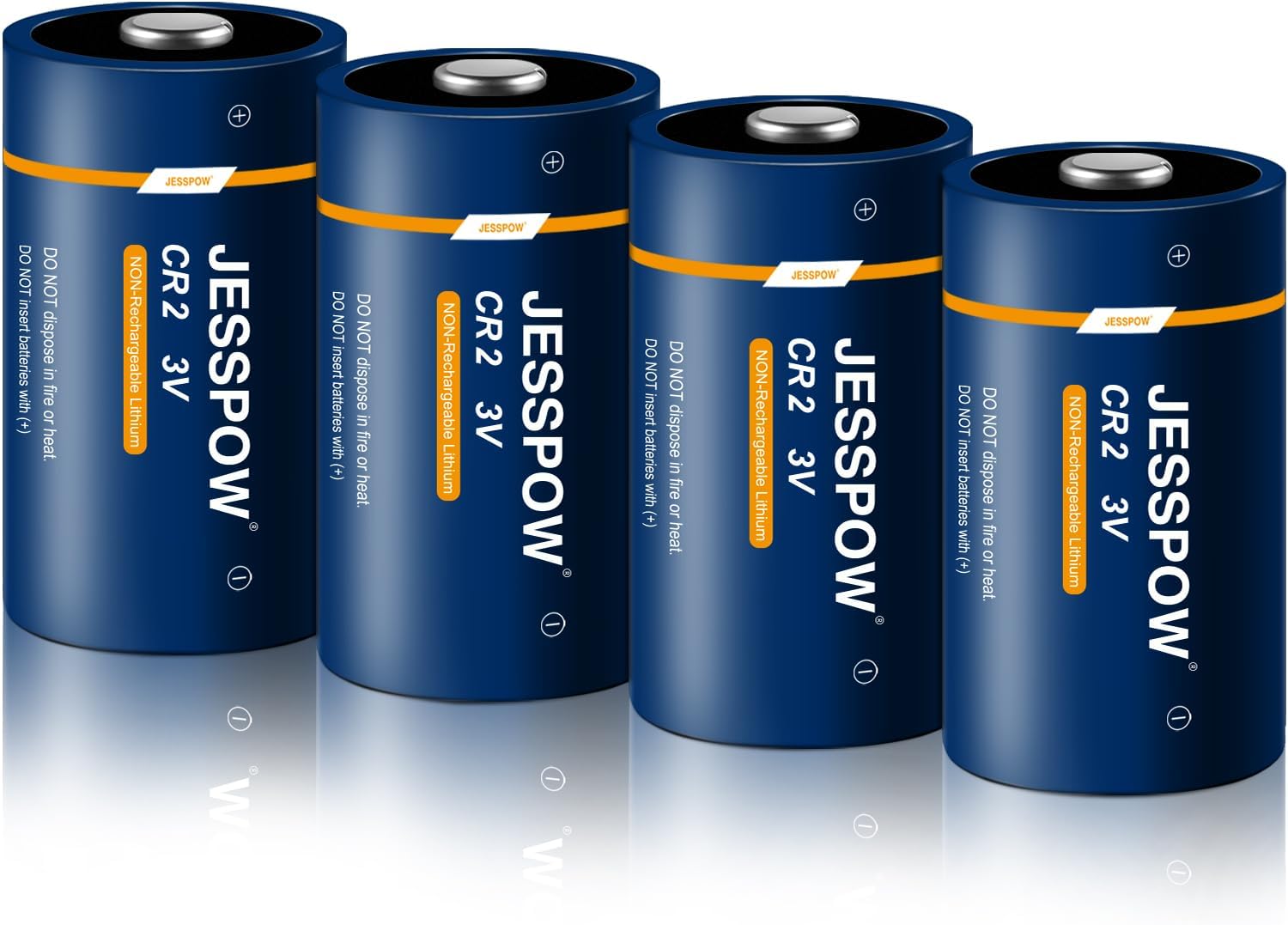 Amazon.com: JESSPOW CR2 Lithium Battery, PTC Protected High Performance ...