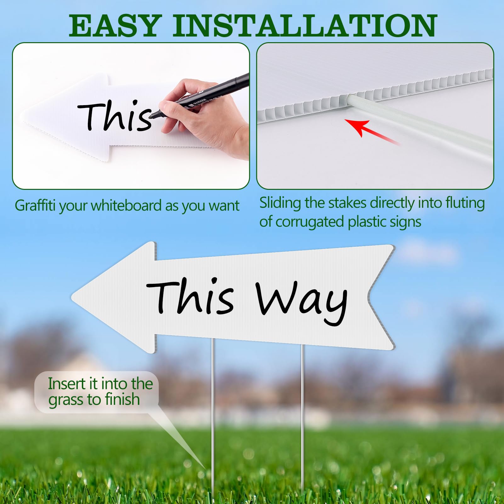 Snapklik.com : Directional Arrow Signs