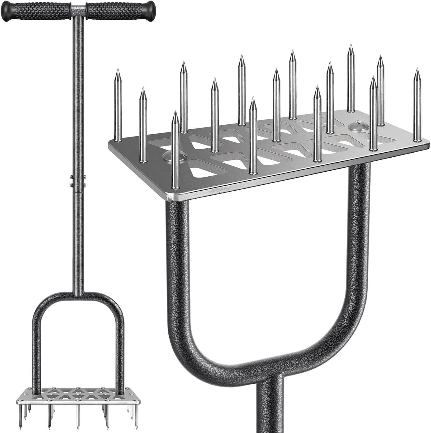 Amazon.com : Dolibest Lawn Aerator Spike, Manual Lawn Aerator Tool with ...