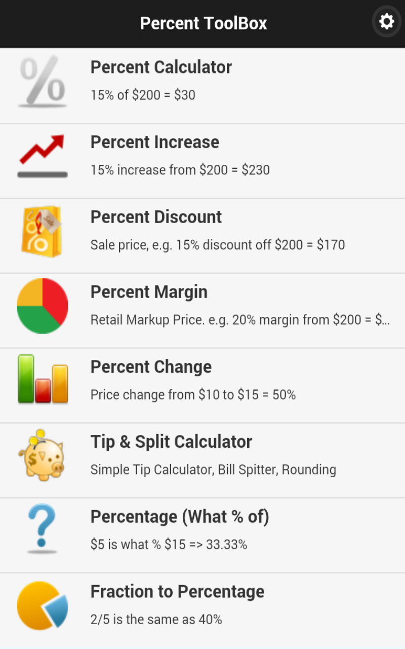 Percent Calculator - App on Amazon Appstore