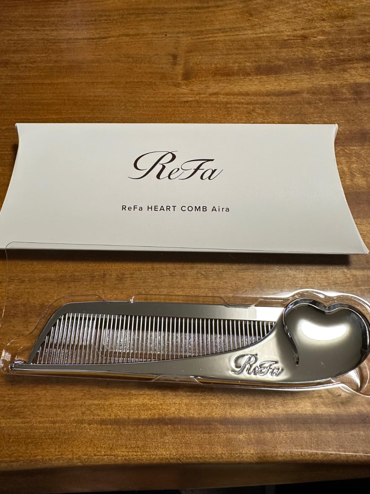 Amazon | リファハートコーム アイラ/ReFa HEART COMB Aira シルバー くし 櫛 コーム ヘアコーム ギフト 女性 ...