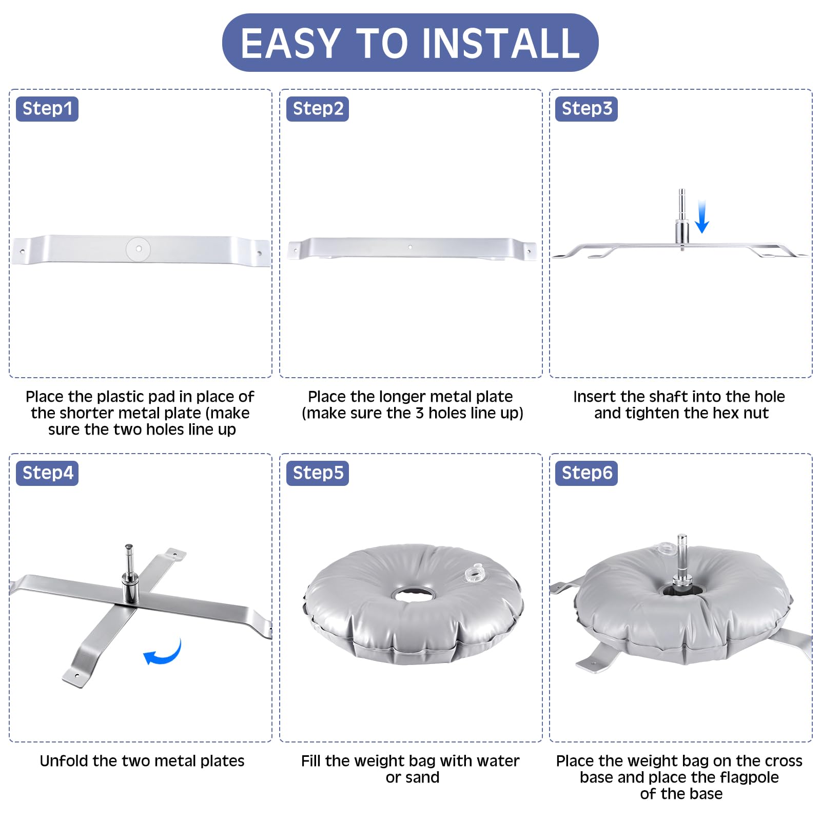 Swooper Flag Stand Weight Bag Replacement Water Weight Bag For Swooper ...