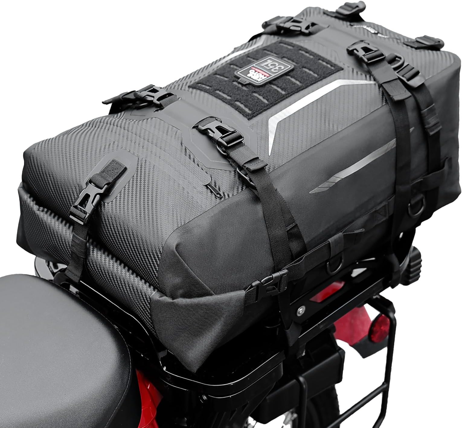 Amazon.com: KEMIMOTO Motorcycle Tail Bag 35L Totally Waterproof ...