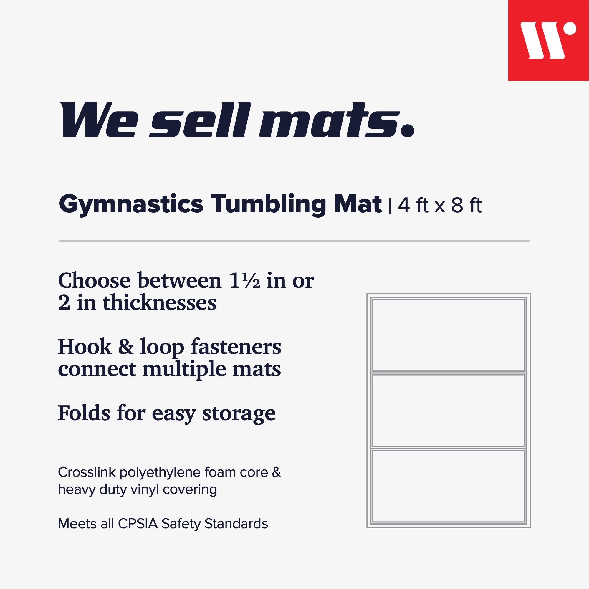 Snapklik.com : We Sell Mats Gymnastics Mat, Folding Tumbling Mat, Portable