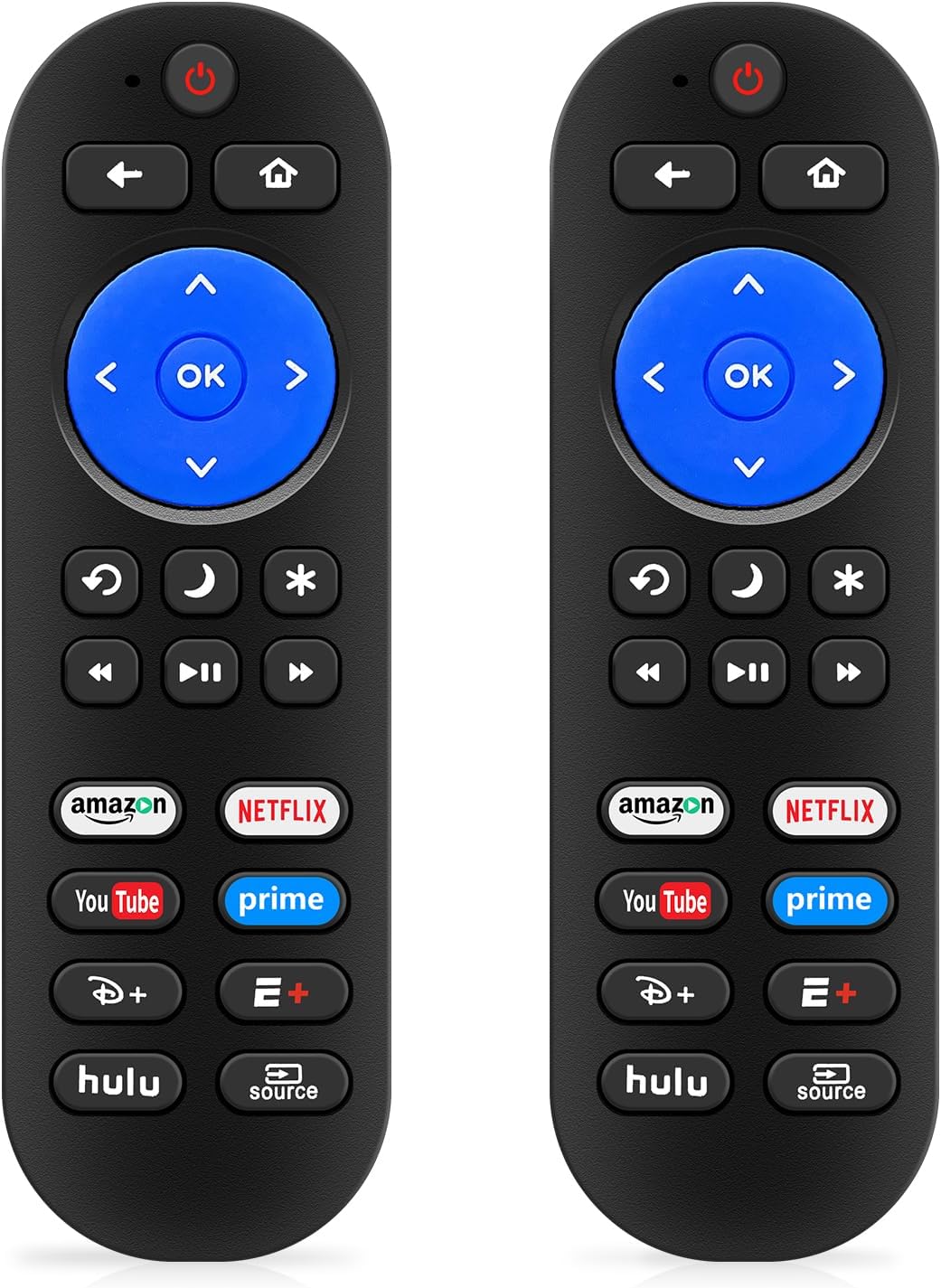 Amazon.com: Programmed Remote for Roku Remote Replacement with Volume ...