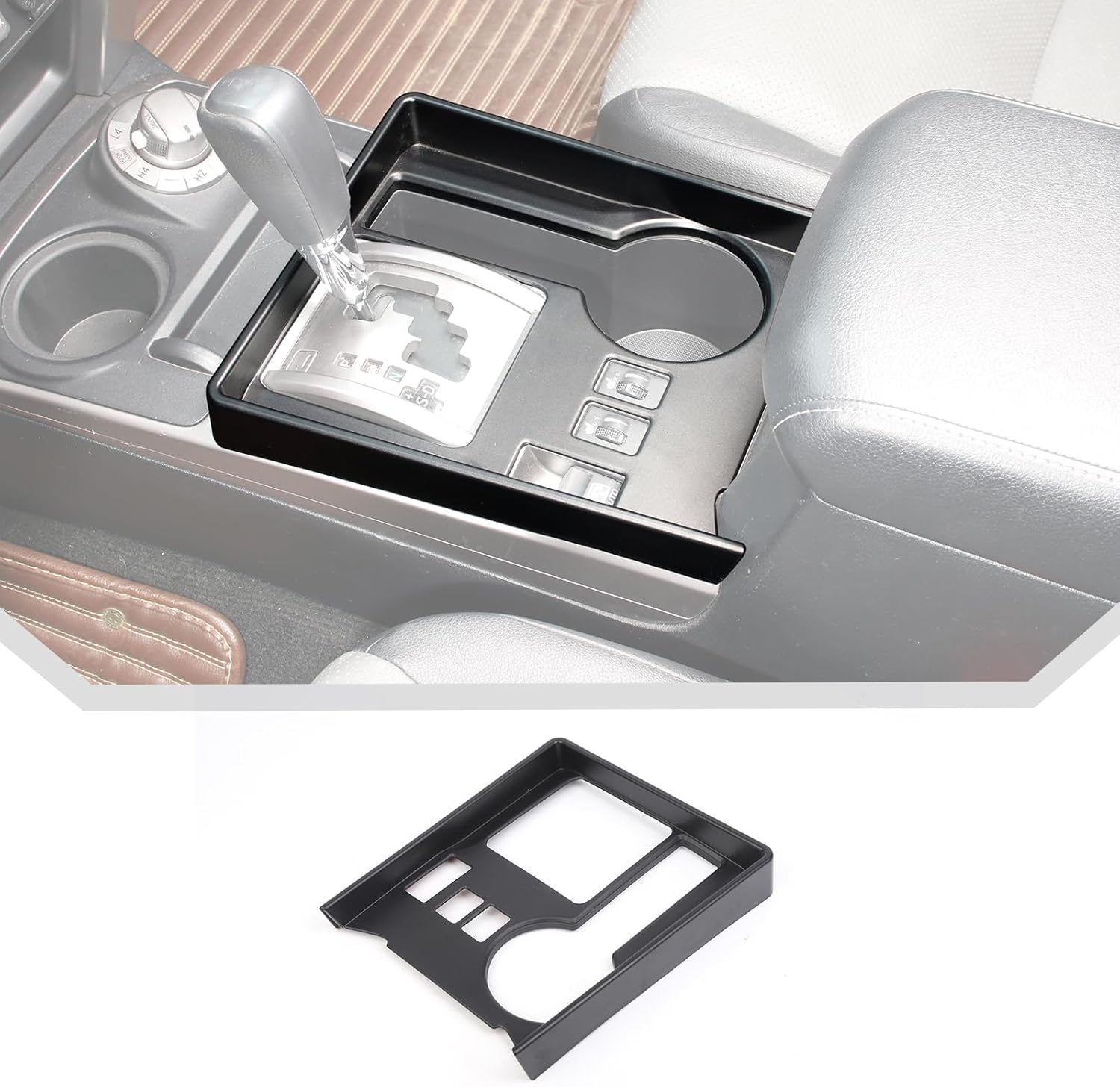 Amazon.com: JeCar for 4Runner Interior Trim Gear Shift Panel Cover for ...