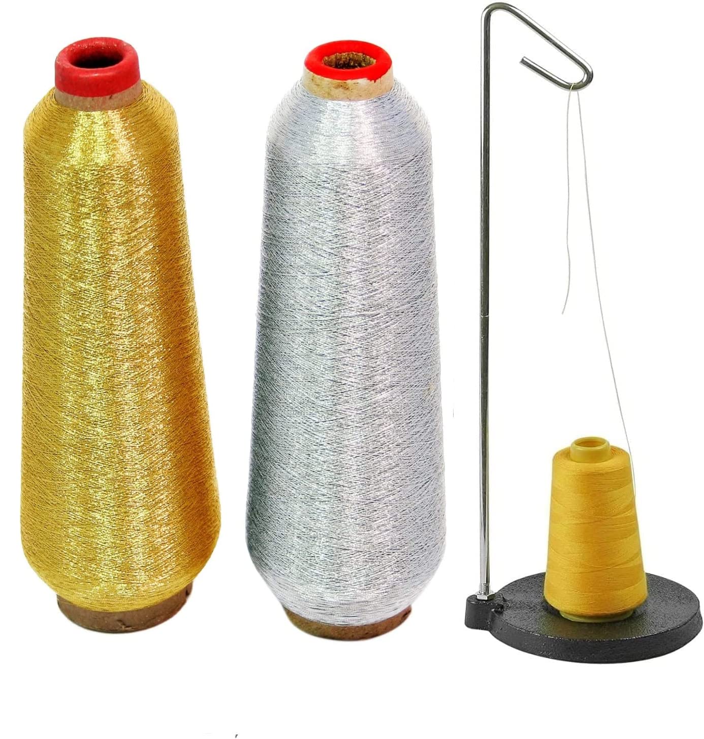 Amazon.com: Single Cone Spool Stand Alone Cast Iron Thread Stand Thread ...