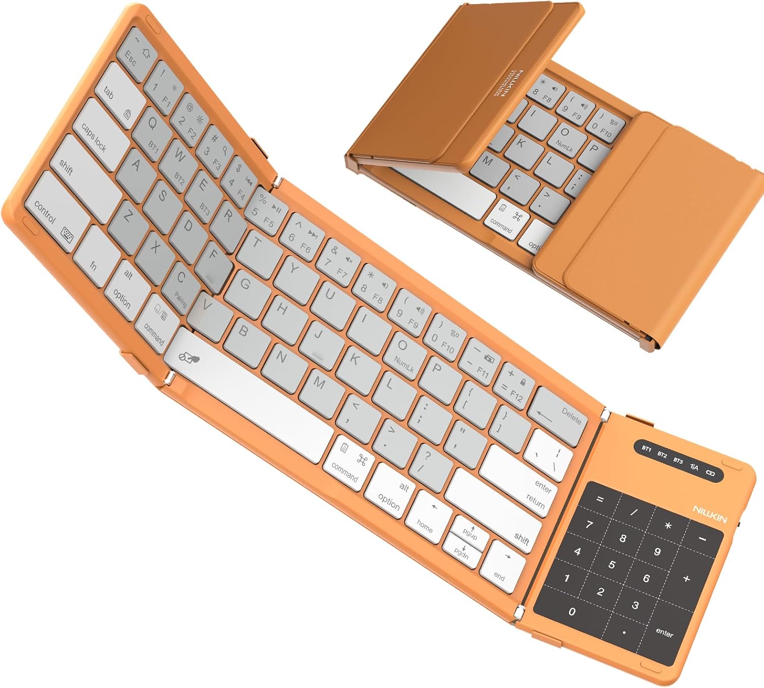 Nillkin Faltbare Bluetooth Tastatur mit Touchpad, kabellose ...