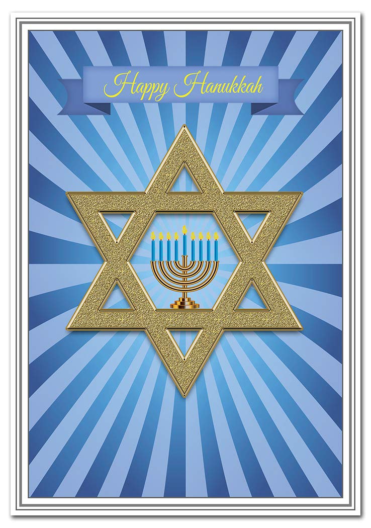 Hanukkah Cards Happy Hanukkah Greeting Celebrate Chanukah Jewish ...
