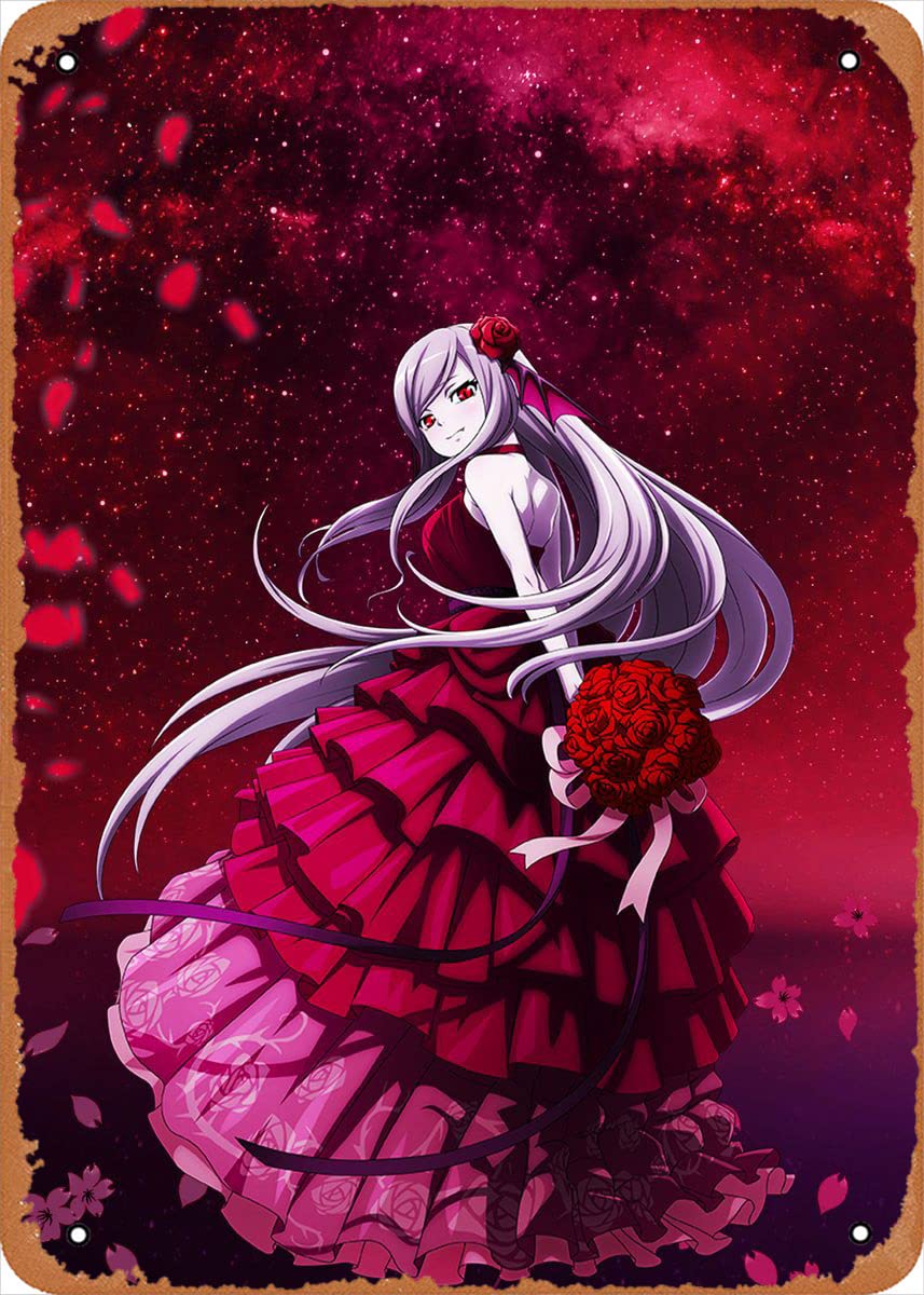 Amazon.com : Muecddoa Anime Metal Poster Overlord figure poster metal ...