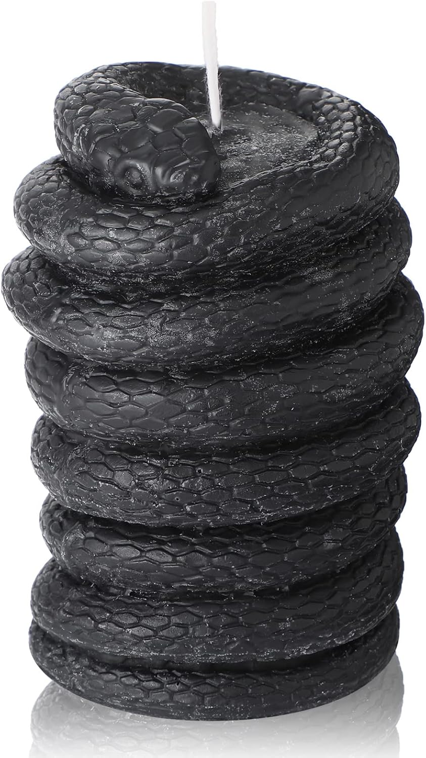 Amazon.com: Snake Candle Decorative Aesthetic Candles Horror Goth Room ...