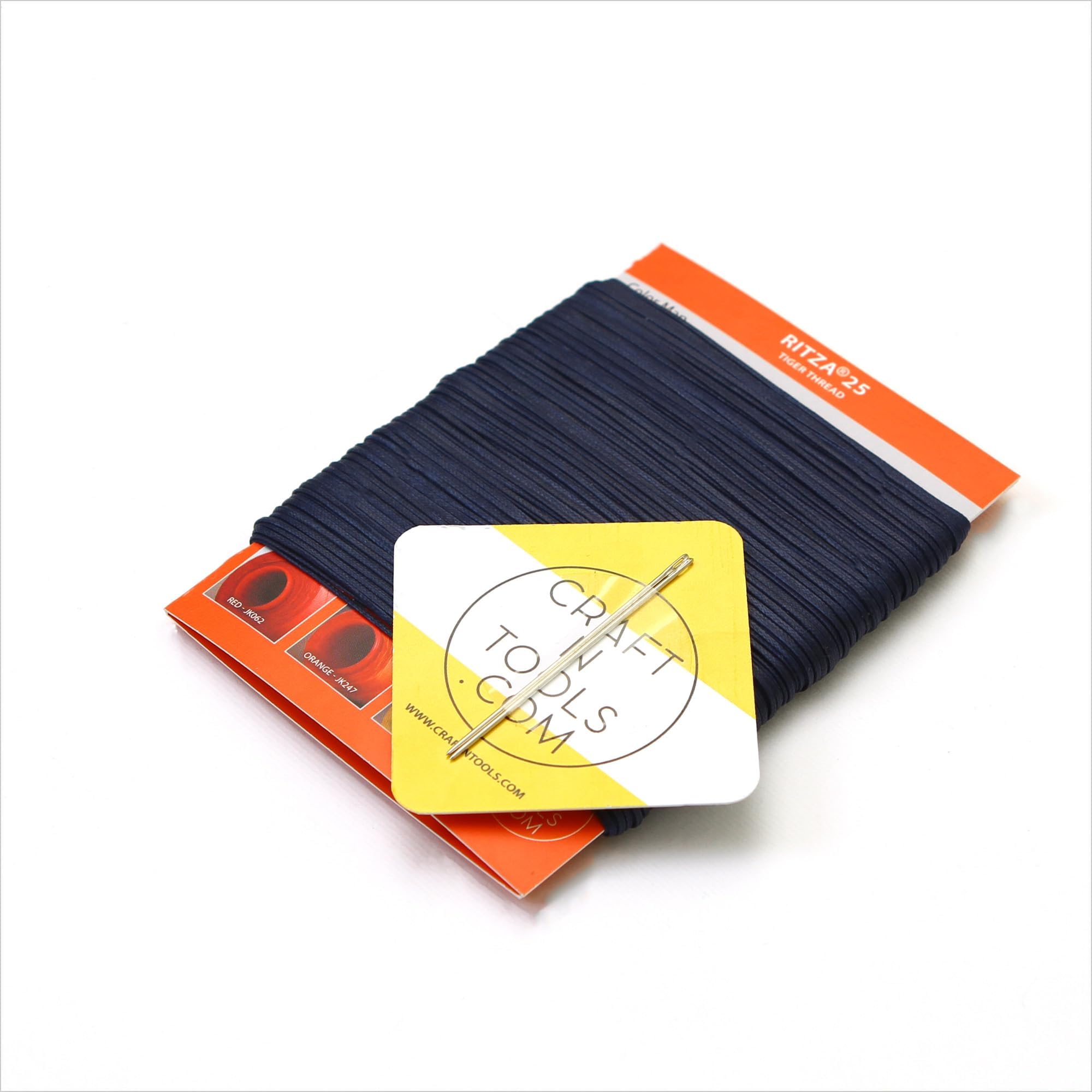 Amazon.com: Cream 0.6mm RITZA 25 Tiger Thread for Leather Craft | Waxed ...