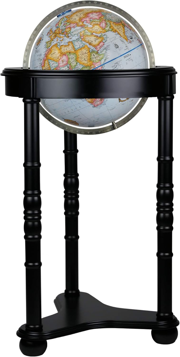 Amazon.com: Replogle Lancaster, Black Finish Wood Stand, Blue Ocean ...
