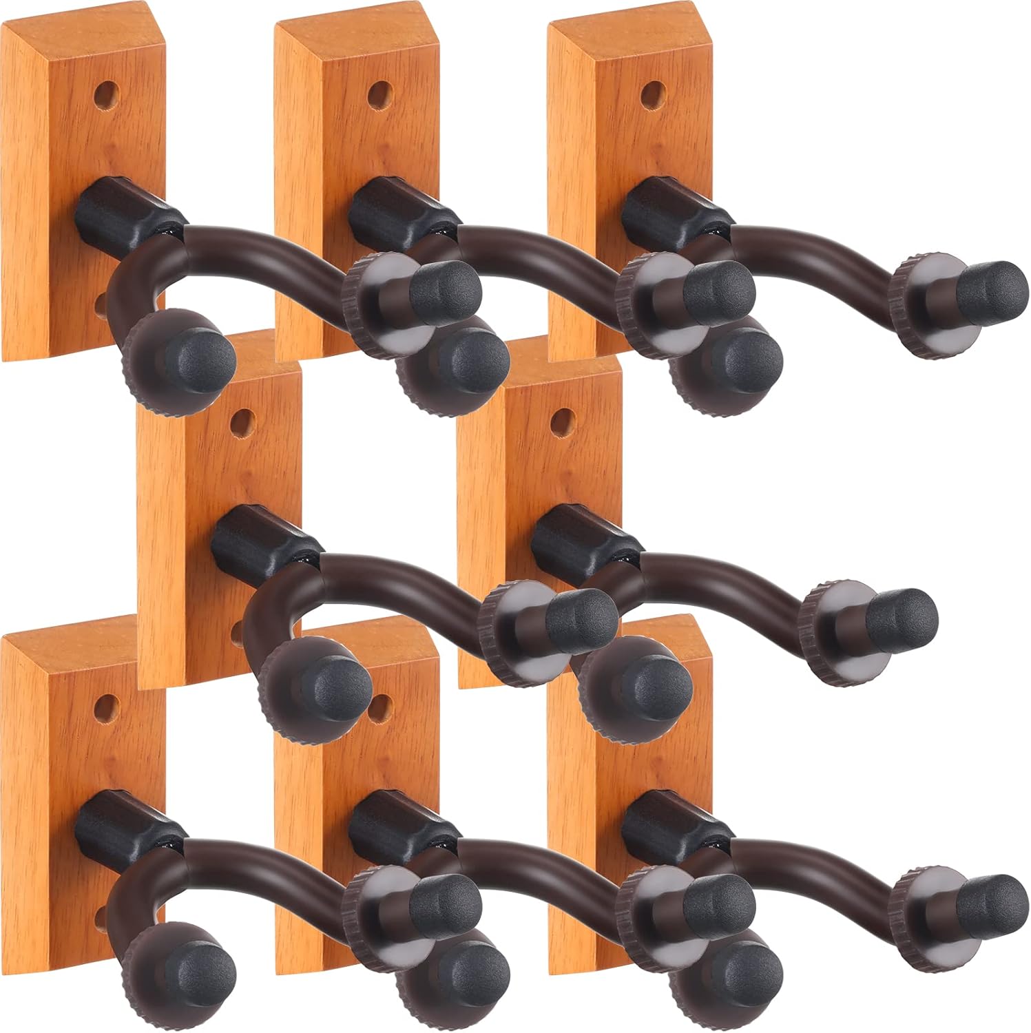 Amazon.com: Tudomro 8 Pcs Guitar Hanger Wall Mount Guitar Holder Guitar ...