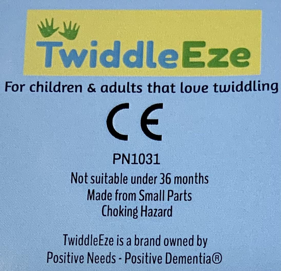 TwiddleEze Multi Fidget Activity – Neon Green – For Children & Adults ...