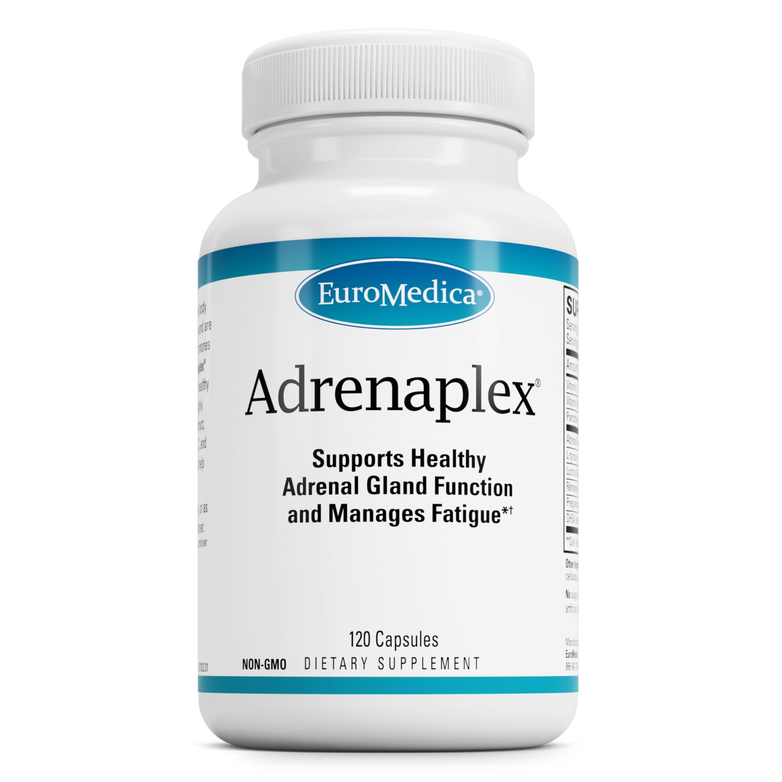 Amazon.com: Euromedica Adrenaplex - Adrenal Gland Function Supplement ...