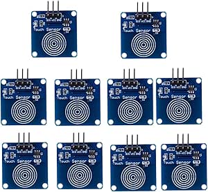 HiLetgo 10pcs TTP223B Capacitive Touch Switch Module Touch Sensor ...
