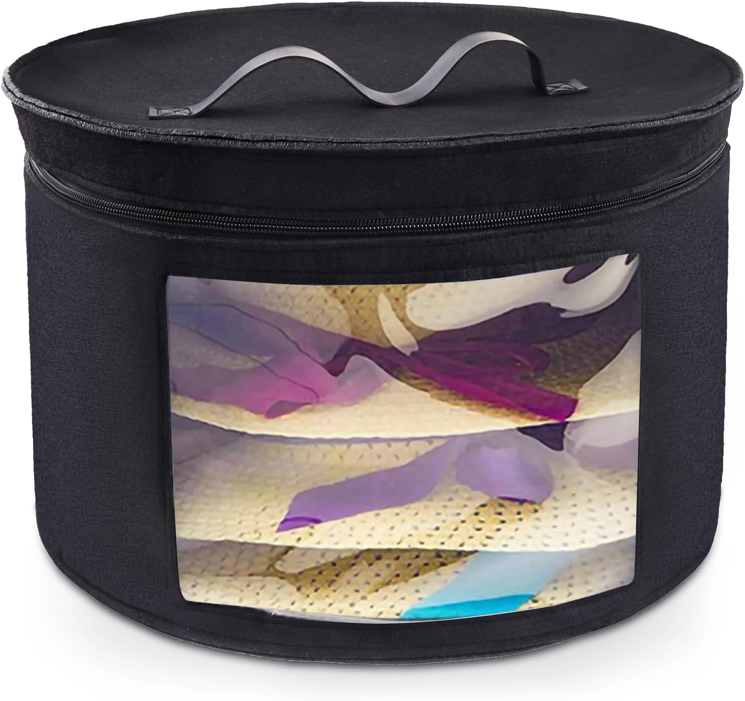 Amazon.com - Hat Box, Hat Boxes for Women/Men Storage, 17" D x 10" H ...