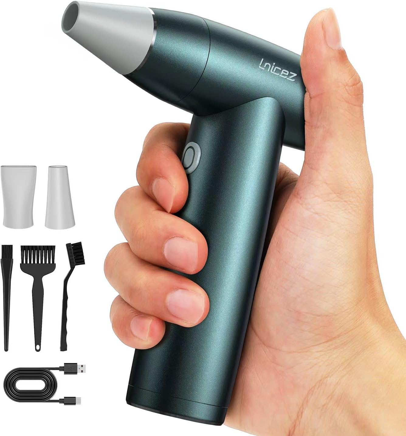 Lnicez 𝟏𝟱𝟬𝟬𝟬𝟬 RPM Compressed Air Duster - Electric Air Duster ...