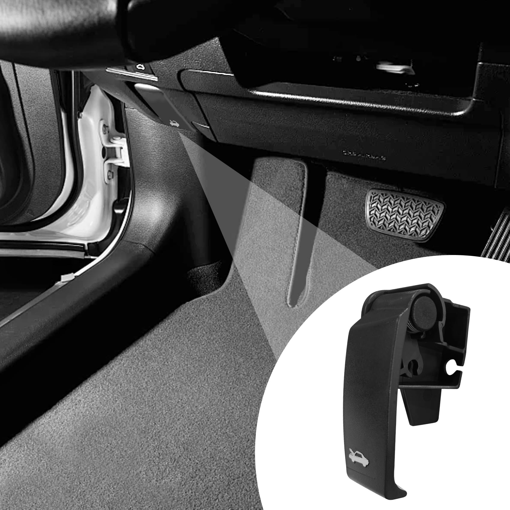 Amazon.com: RGOAANC Hood Release Handle, 03335 15741109 Hood Latch ...