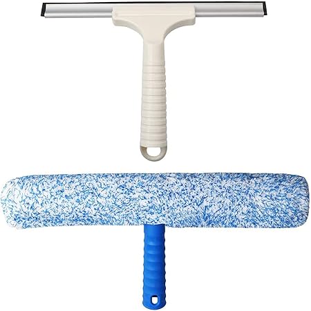 MR.SIGA Professional Window Cleaning Combo - Squeegee & Microfiber ...