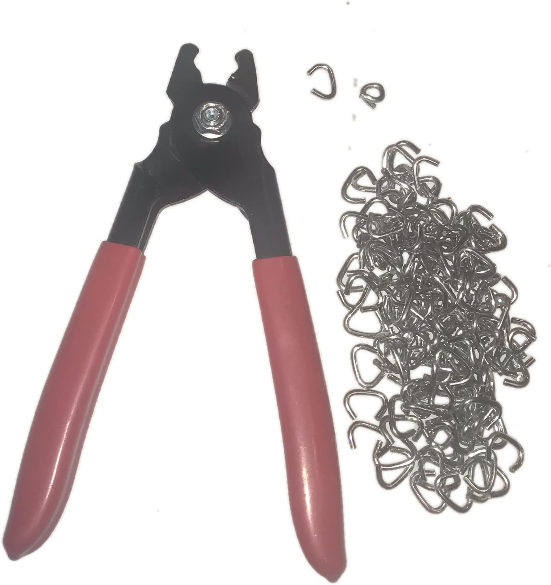 Hog Ring Pliers + 200 3/8” hog rings - Amazon.com