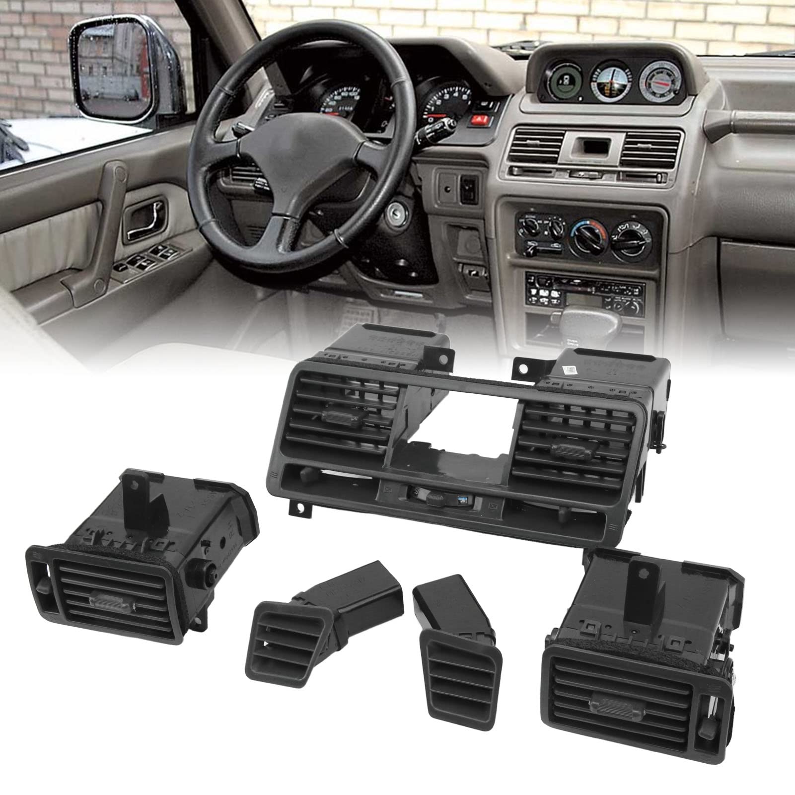 Buy Dashboard Air Outlet Vent Kit, MR308038 Central Left Right ...