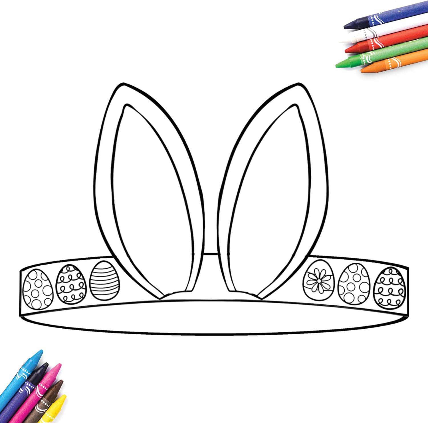 Amazon.com: Tiny Expressions - Easter Headband for Kids - Set of 12 ...