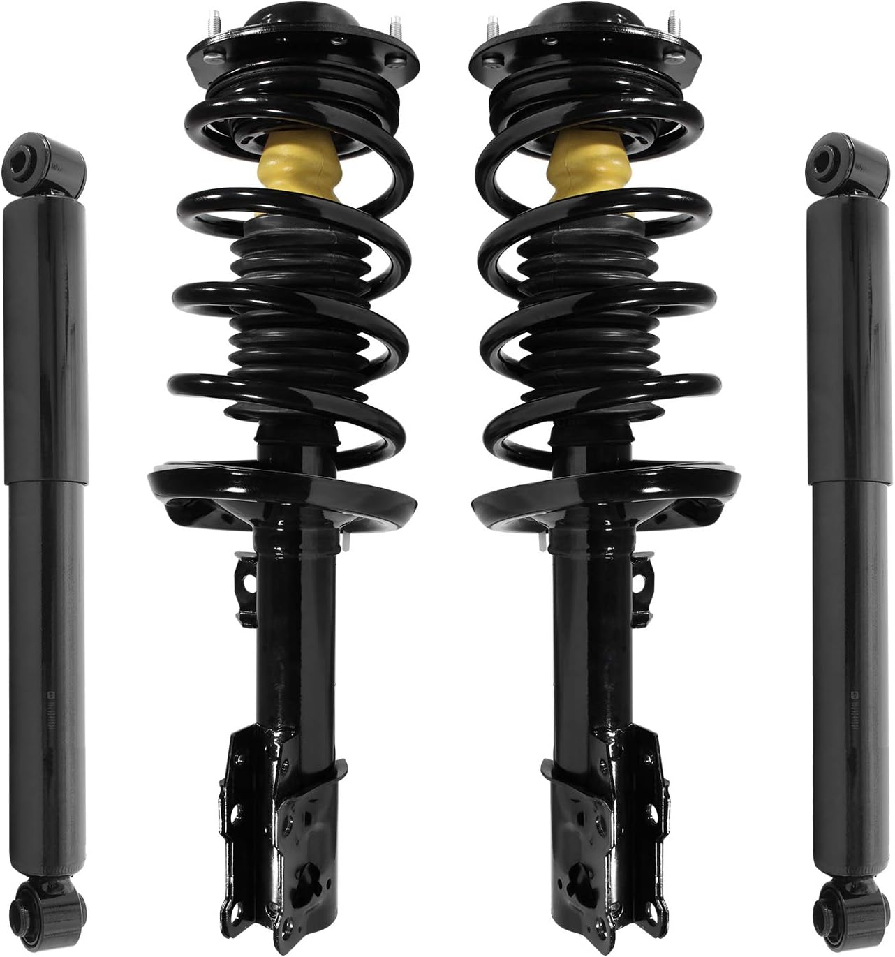 Amazon.com: Unity 4-11671-251010-001 Front and Rear 4 Wheel Complete ...