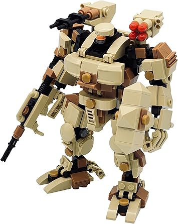 Amazon.com: MyBuild Mecha Frame Sci-Fi Series Titan Toy Building Set ...