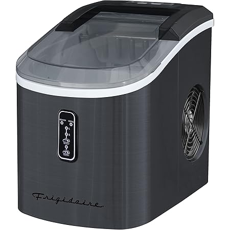 Amazon.com: Frigidaire EFIC123-SSBLACK Compact Countertop Ice Maker ...