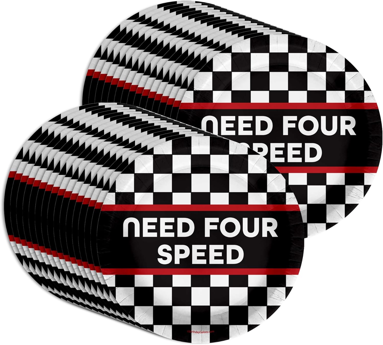 Amazon.com: Need Four Speed Racing 4th Birthday Party Supplies Large 9 ...