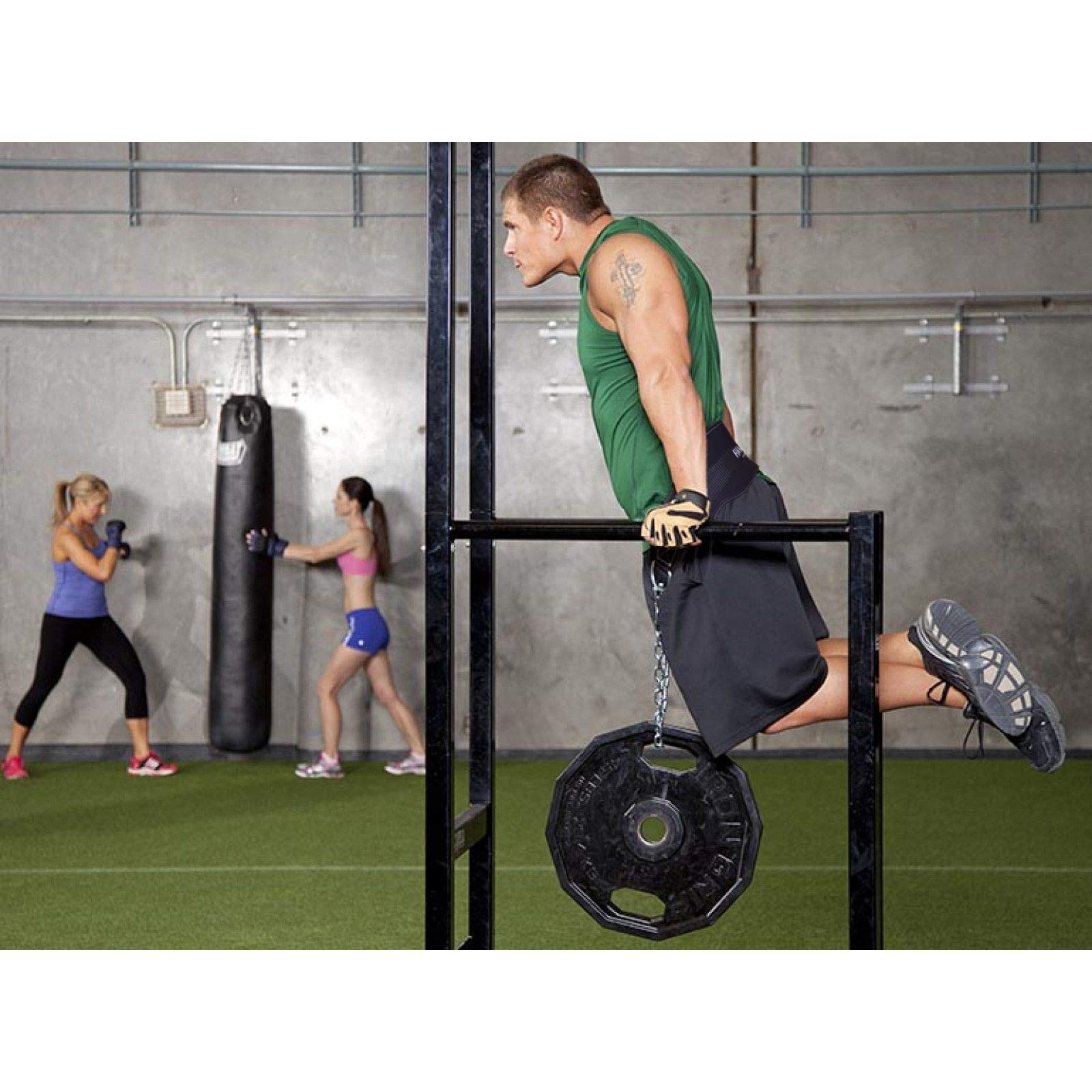 Buy Hawk Fitness Dip Belt With Chain For Men & Women Dipping Pull Up ...