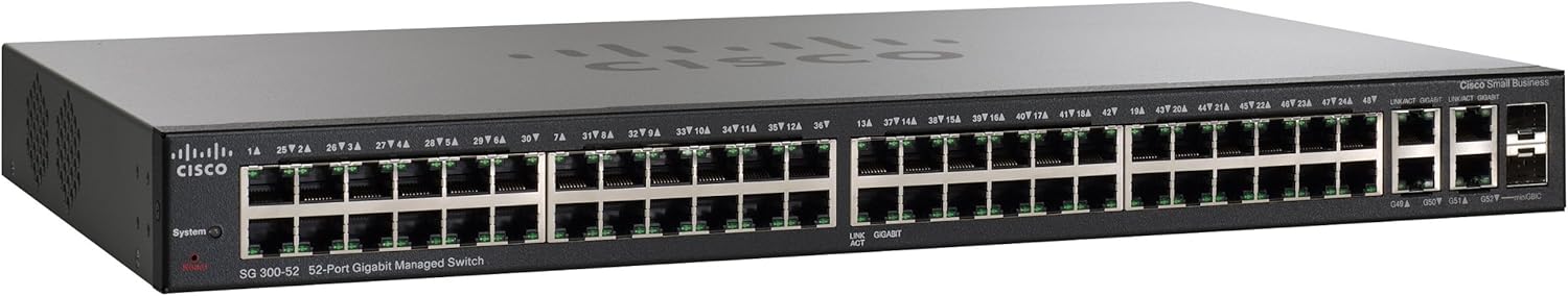 Amazon.com: Cisco SRW2048 Managed Network Switch L2 : Industrial ...
