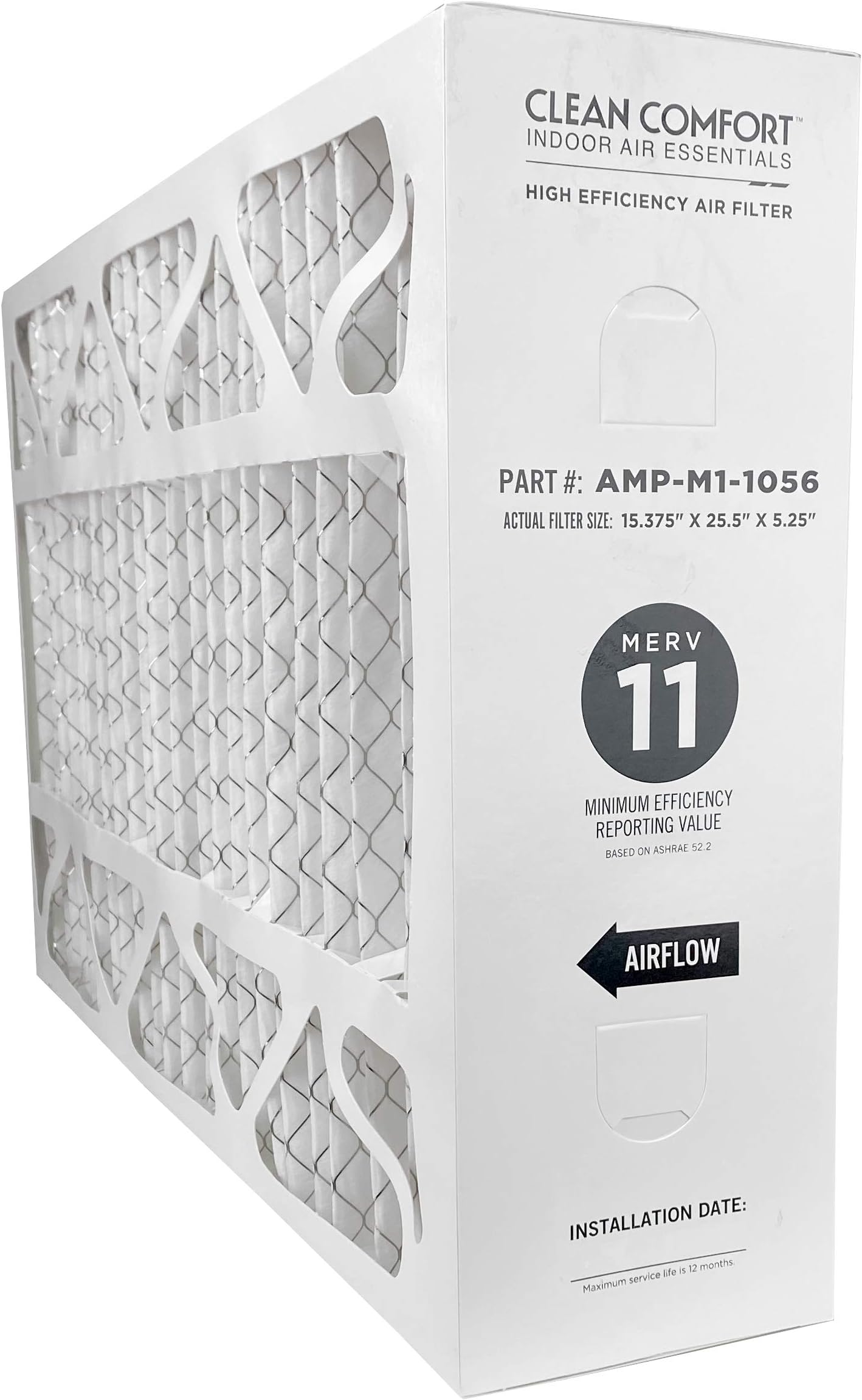 Clean Comfort AMP-M8-1056 (4 Pack) - 20" x 25" x 5" Media Air Filter ...