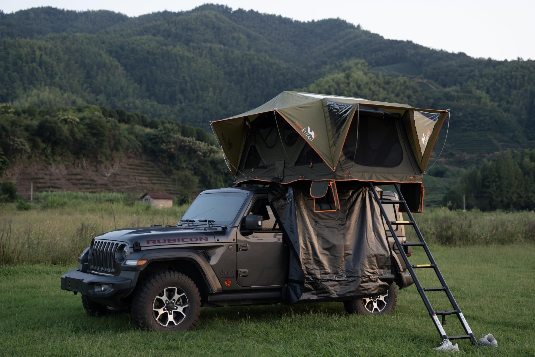 Buy Naturnest Rooftop Tent Clamshell, Car Roof Tent for Jeep Wrangler ...