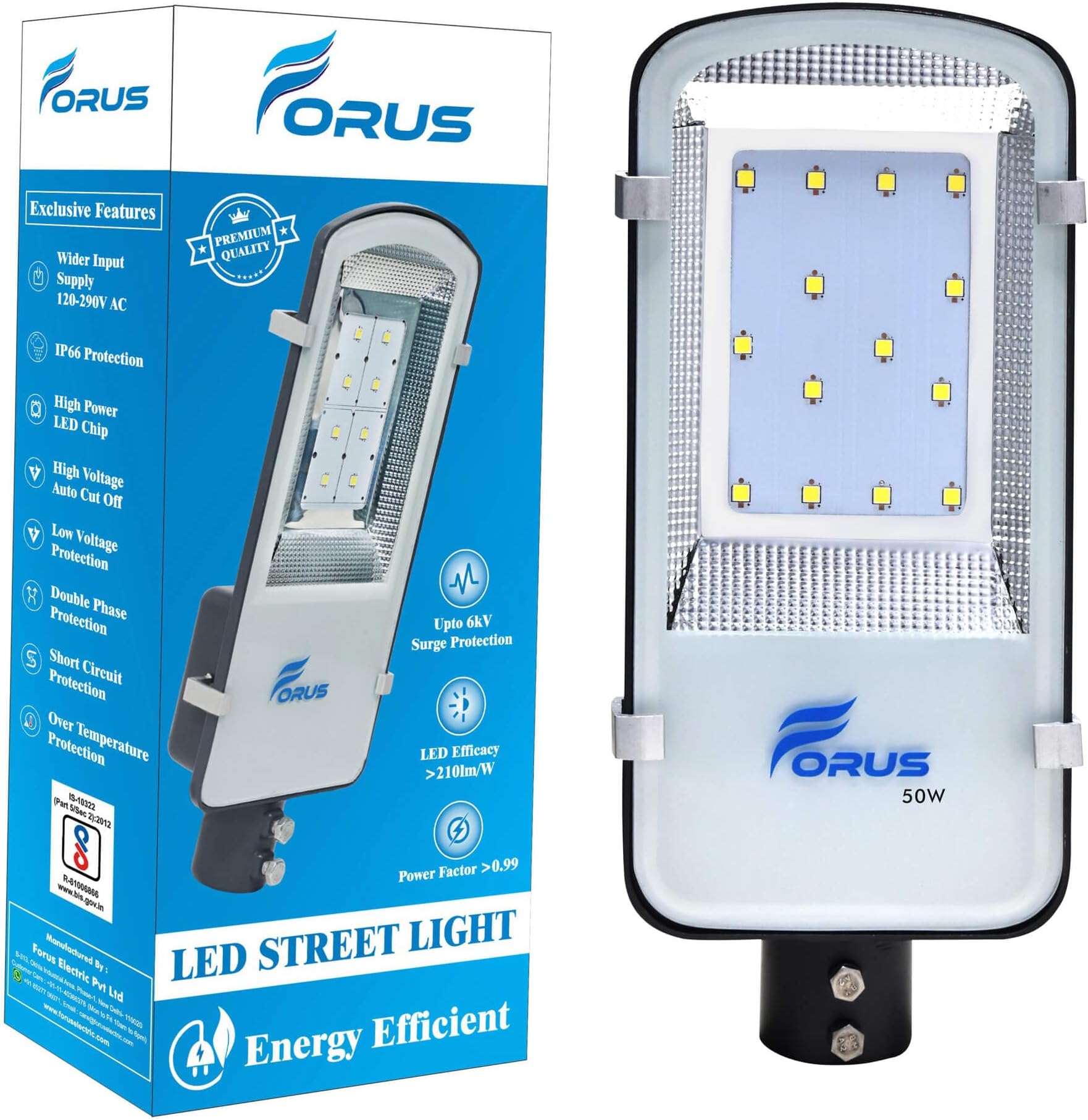 PHILIPS 25-Watt LED Street Light | BRP029 LED25 Street Light for Garden ...