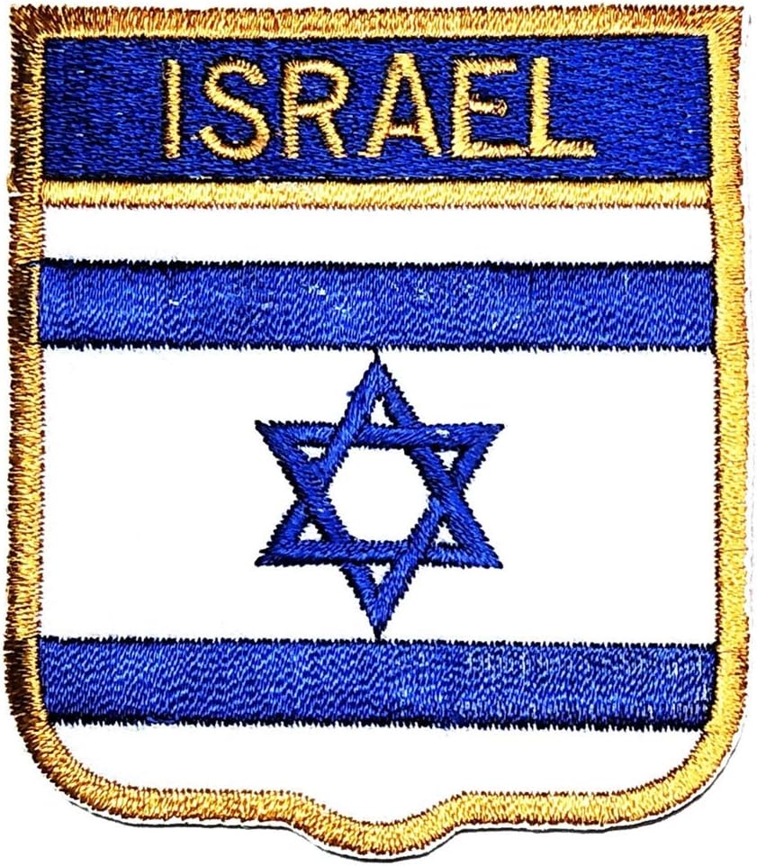 Amazon.com: PP Patch Israel Flag Embroidered Patch National Country ...