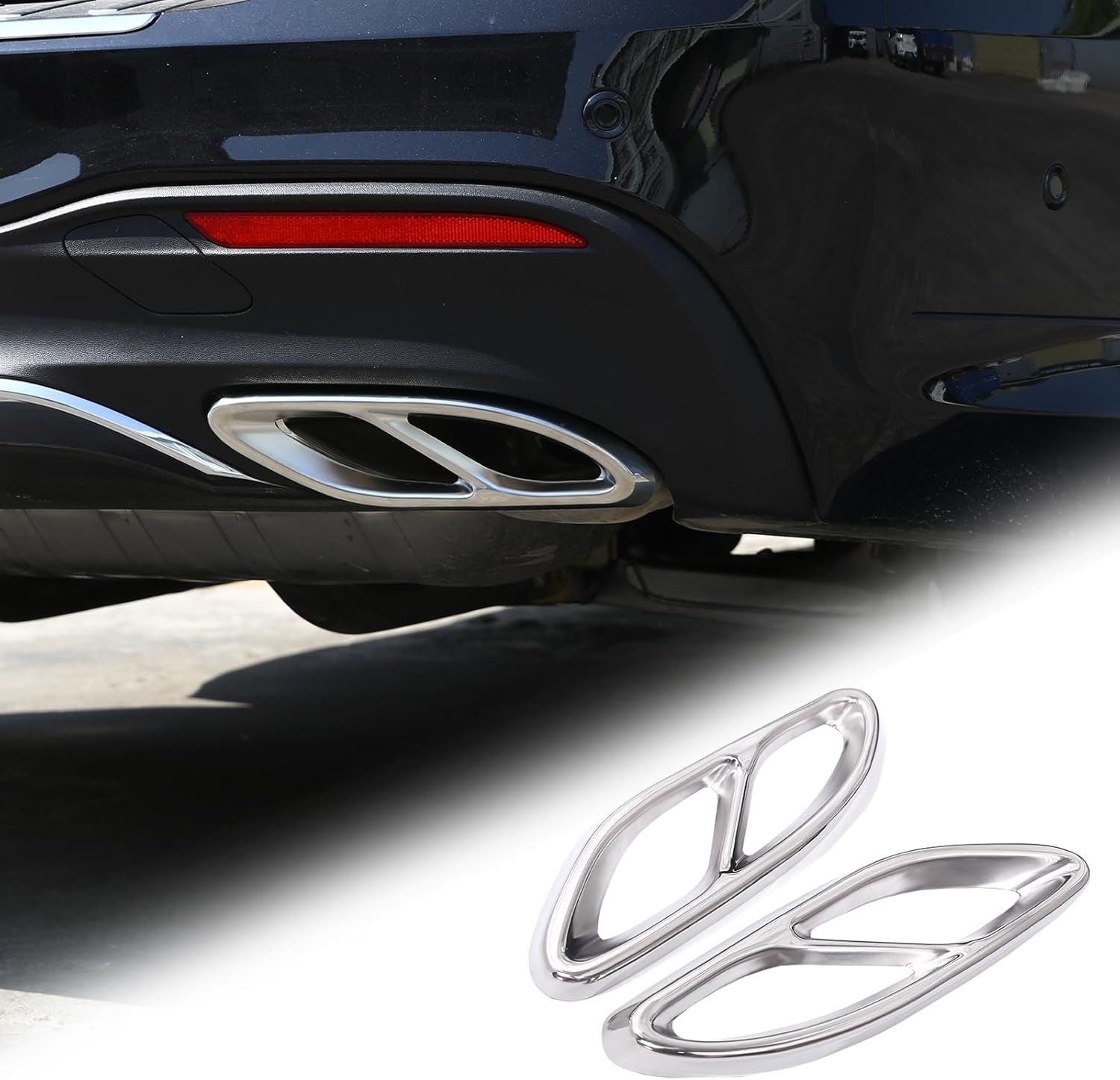 Amazon.com: Tumukiw Car Exterior Exhaust Pipe Cover Compatible With ...