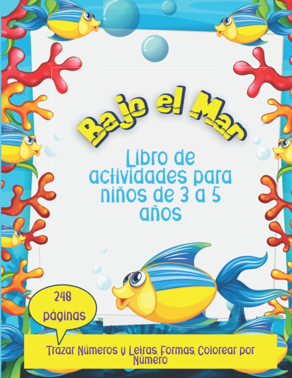 Buy Bajo el Mar - Libro de actividades para niños de 3 a 5 años ...