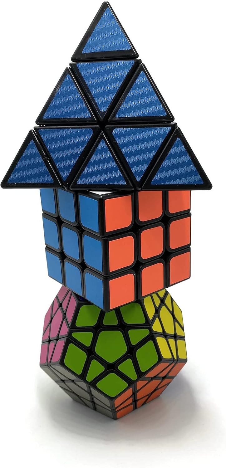 Buy JIEHUI Cube Magic Cube Speed Cube Set Smooth Edges Smooth Rotation ...