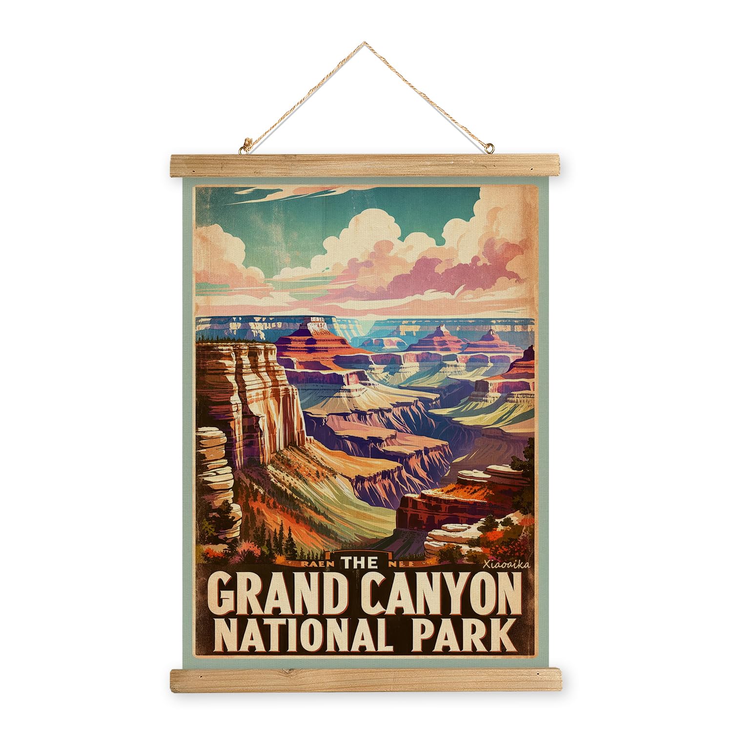 Amazon.com: XIAOAIKA Vintage Grand Canyon National Park Travel Poster ...