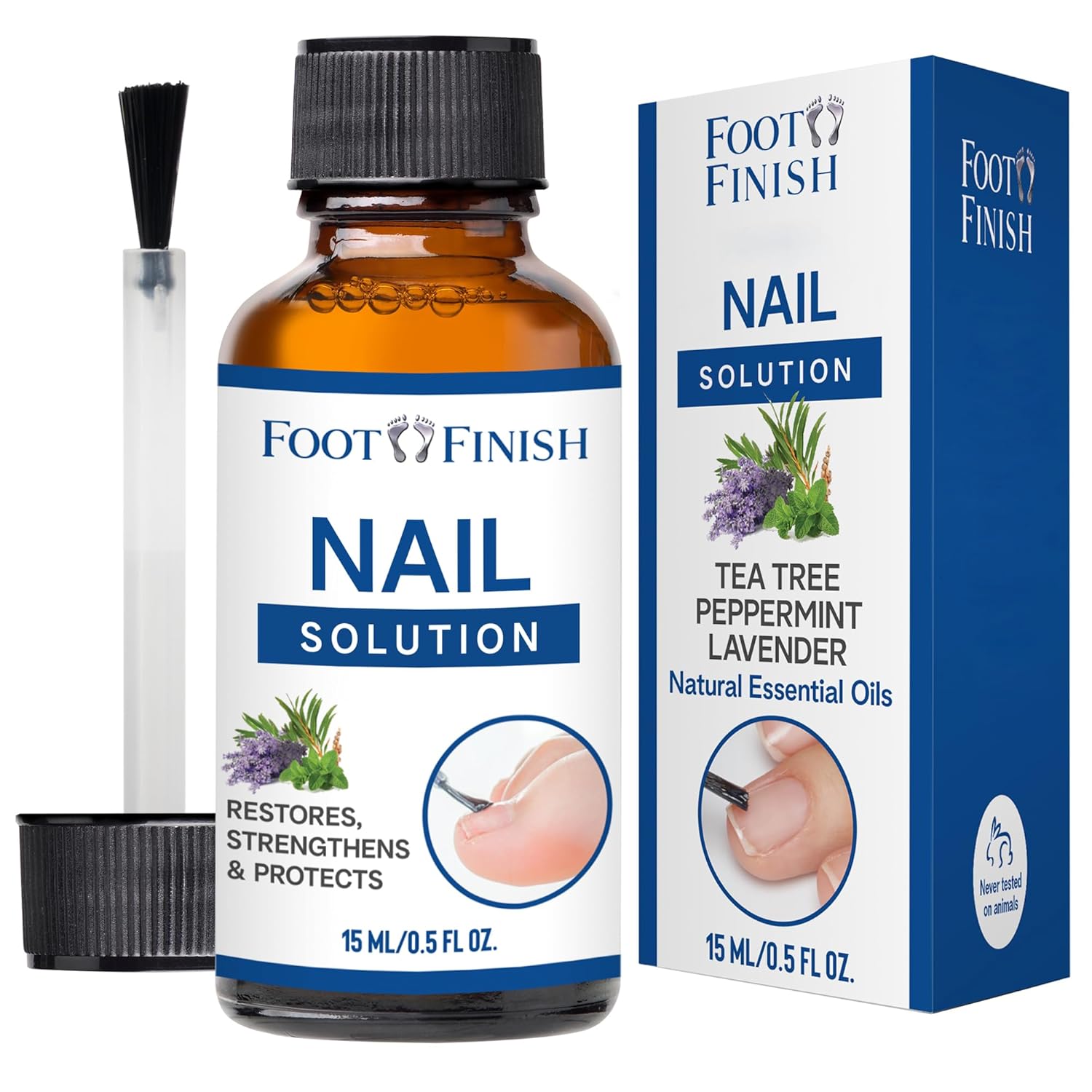 Amazon.com : Tea Tree Oil for Nails (15ml) - Nail Repair Solution for ...