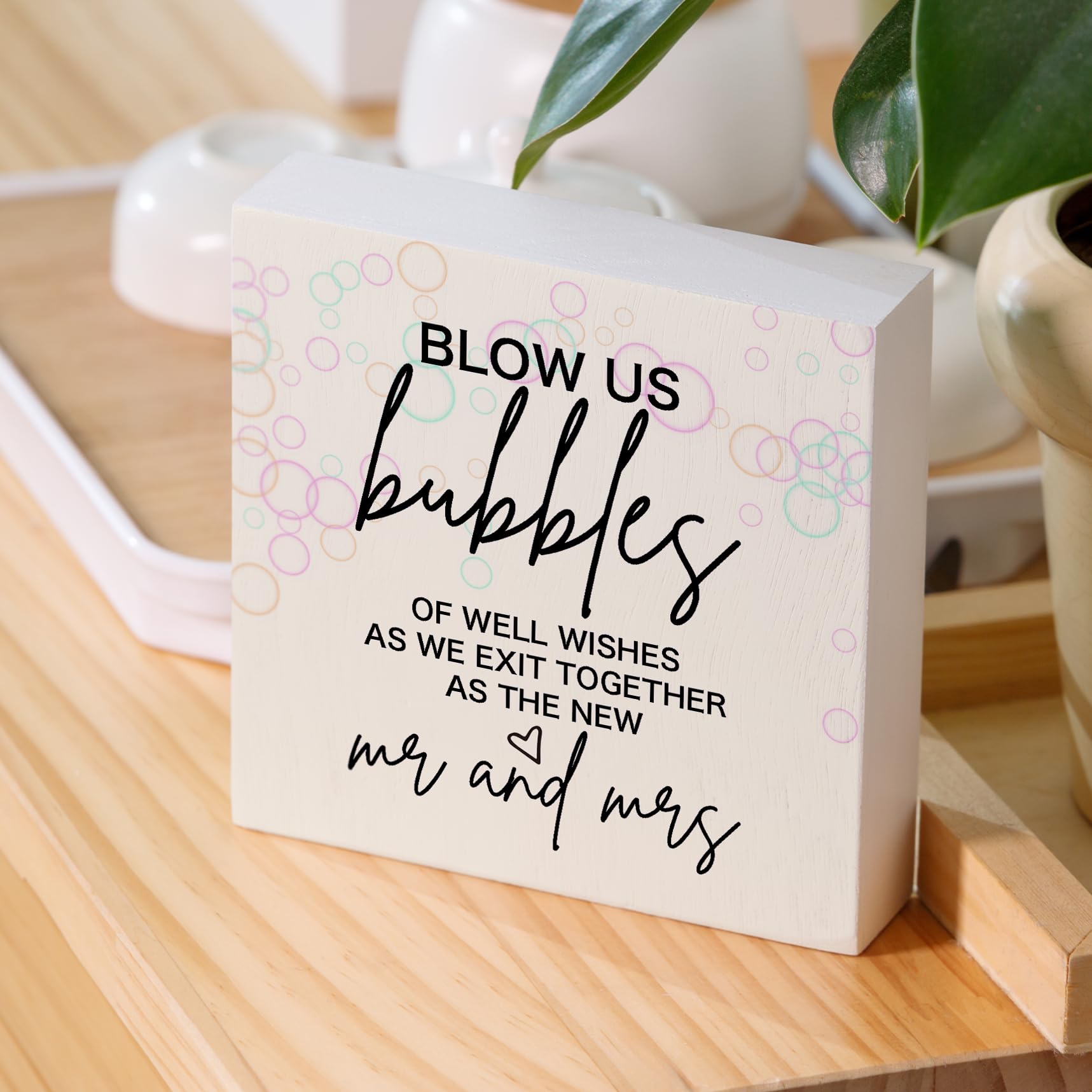 Bubbles Wedding Tables