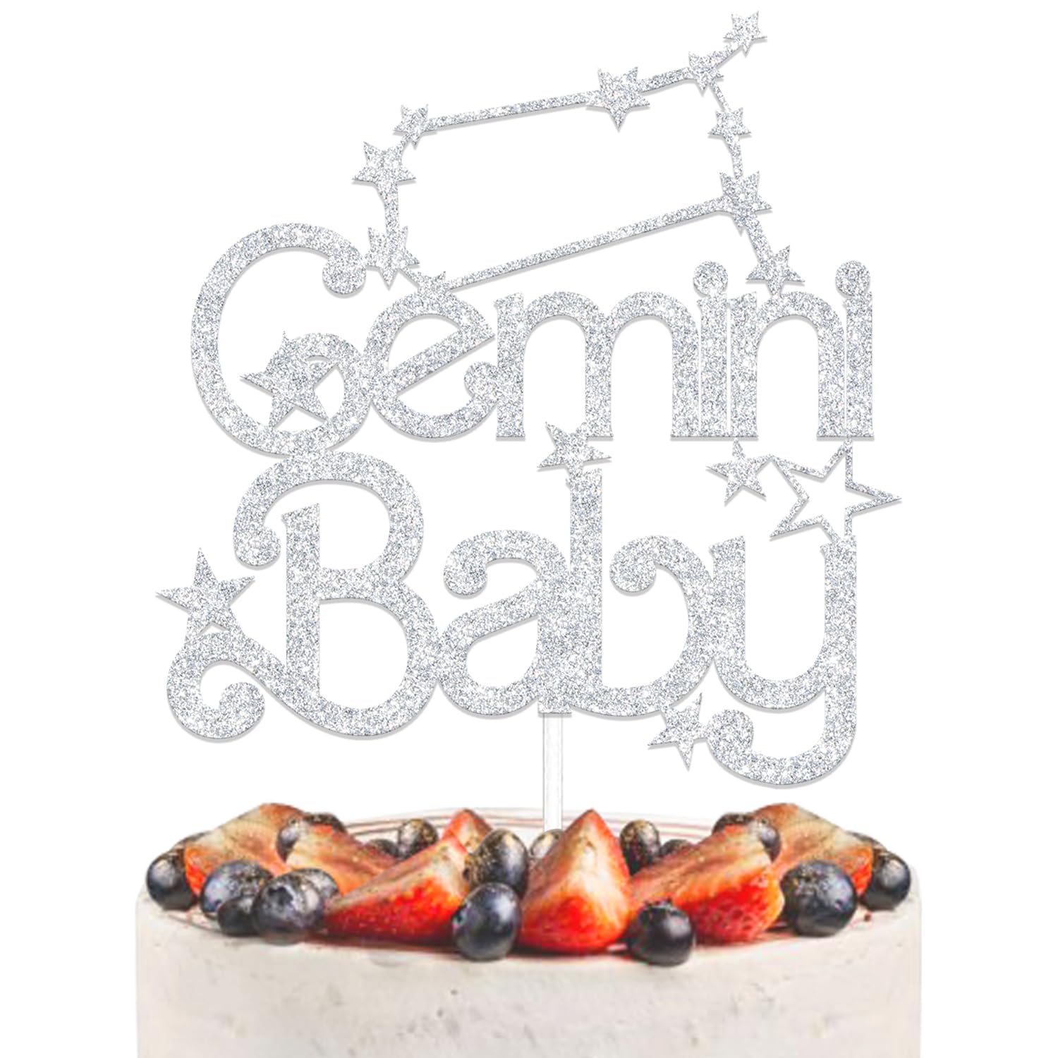 Snapklik.com : Gemini Baby Cake Topper, Gemini Birthday Cake Decor For ...