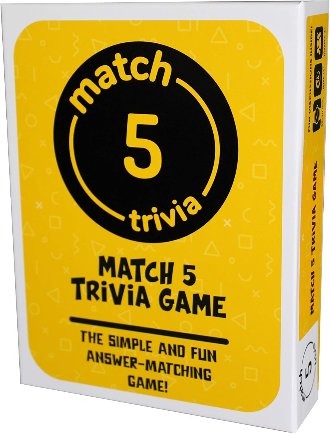 Amazon.com: MATCH 5 TRIVIA Game - Answer Matching Game for Family ...